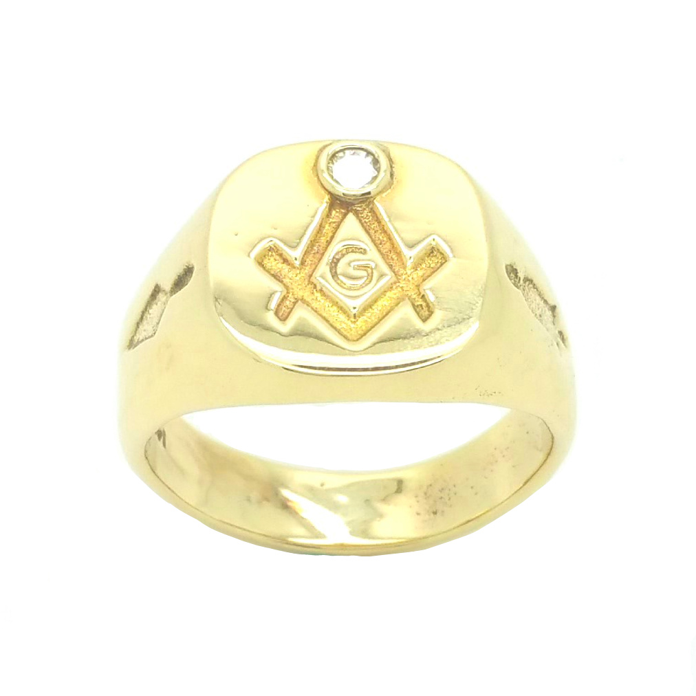 Classic Masonic Ring - Ryu's Jewelry