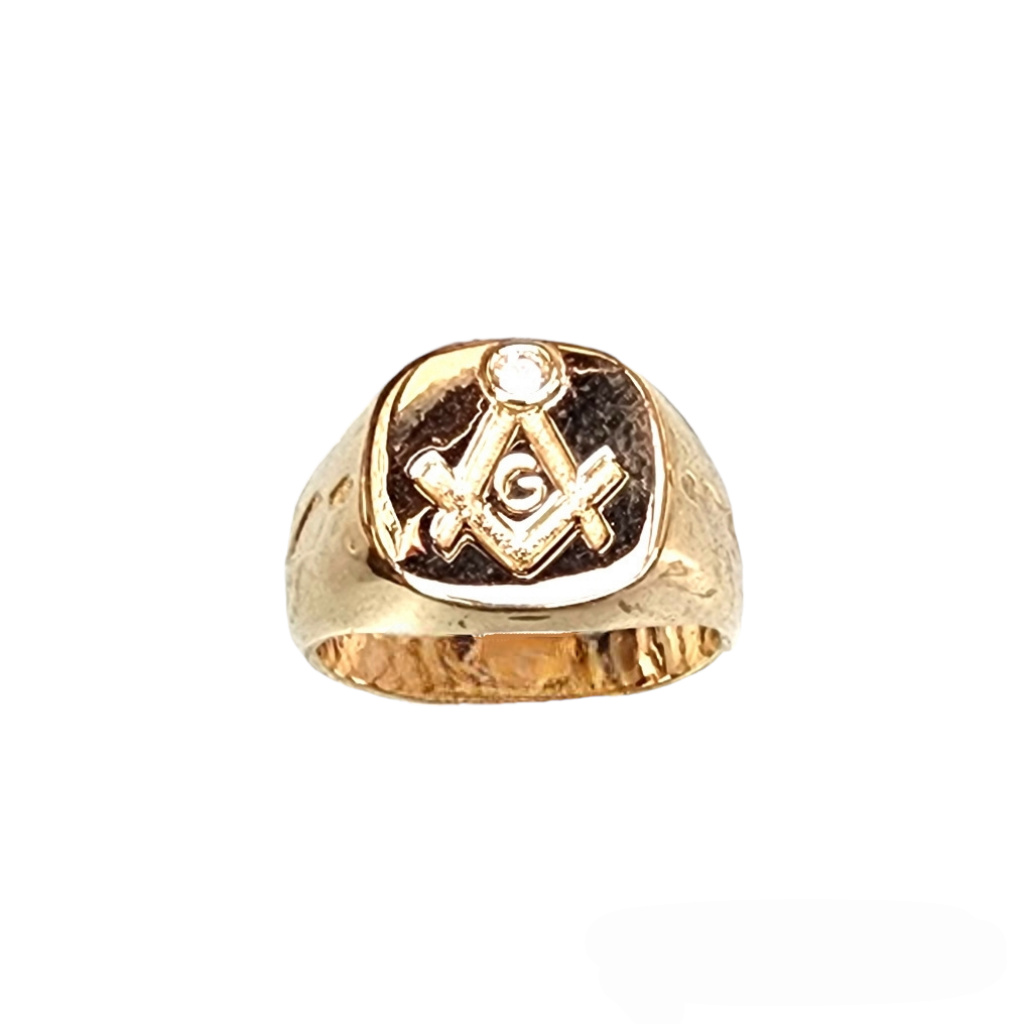 Classic Masonic Ring - Ryu's Jewelry