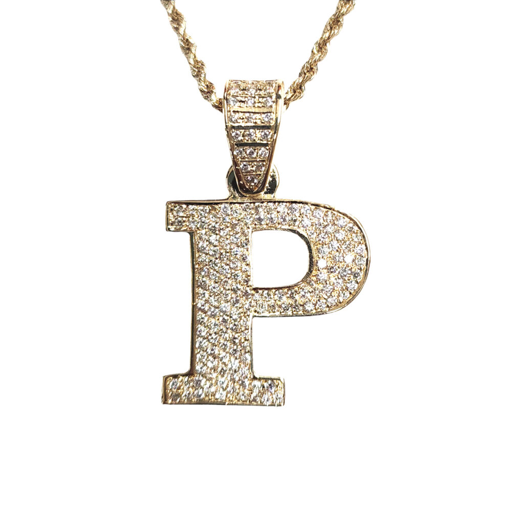 Initial P Pendant - Ryu's Jewelry